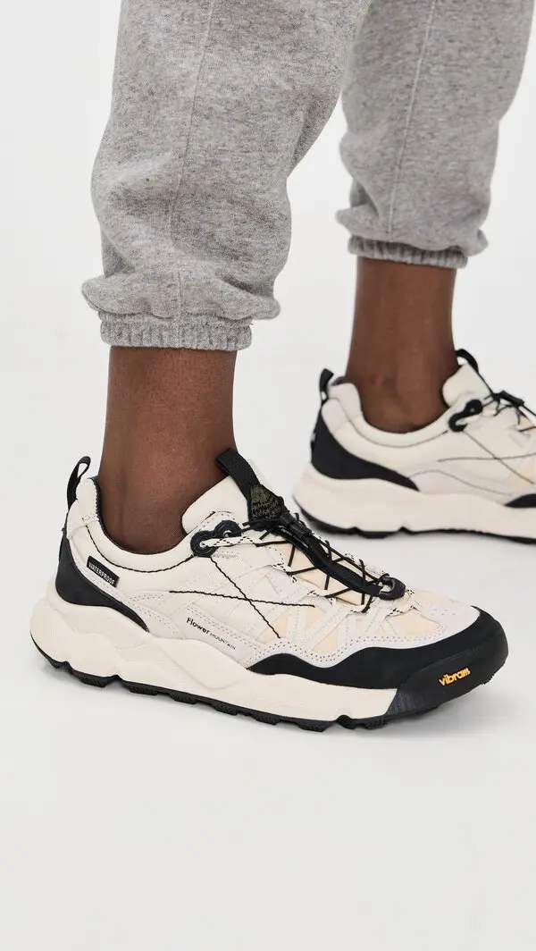 Flower Mountain Iwano 2 Sneakers - White Black | Editorialist